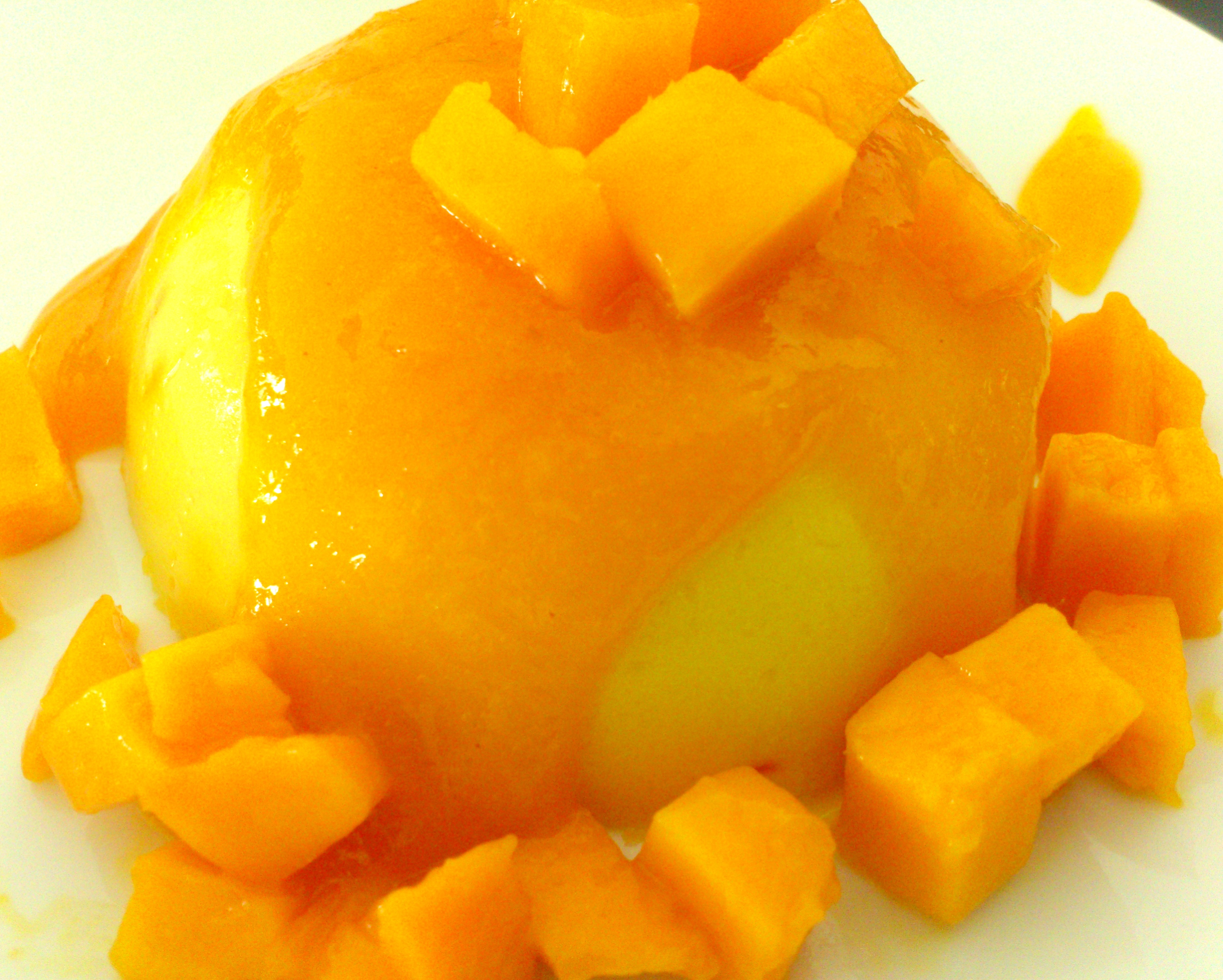 Mango Panna cotta | Vegetarian Khana